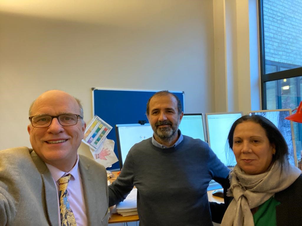 Dr. Richard Ernst and Dr. Hafida El Bilali attend "Earth History ...